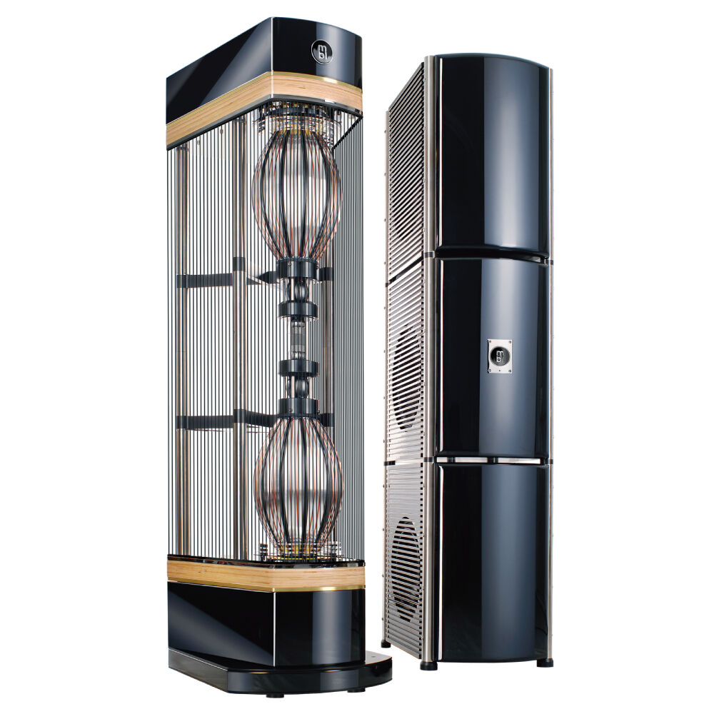 MBL 101 X-Treme MKII Radialstrahler System (czarny/chrom). Kolumna ...